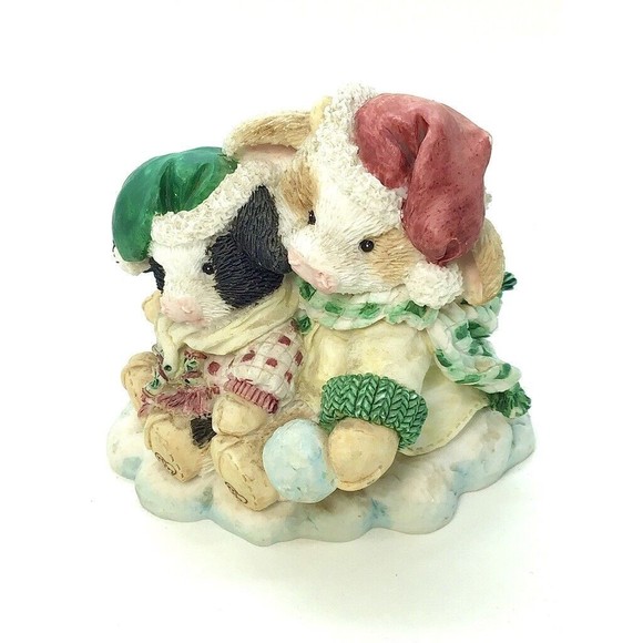 Enesco | Accents | Enesco Merry Christmoos Cow Figurine 994 Marys Moo ...